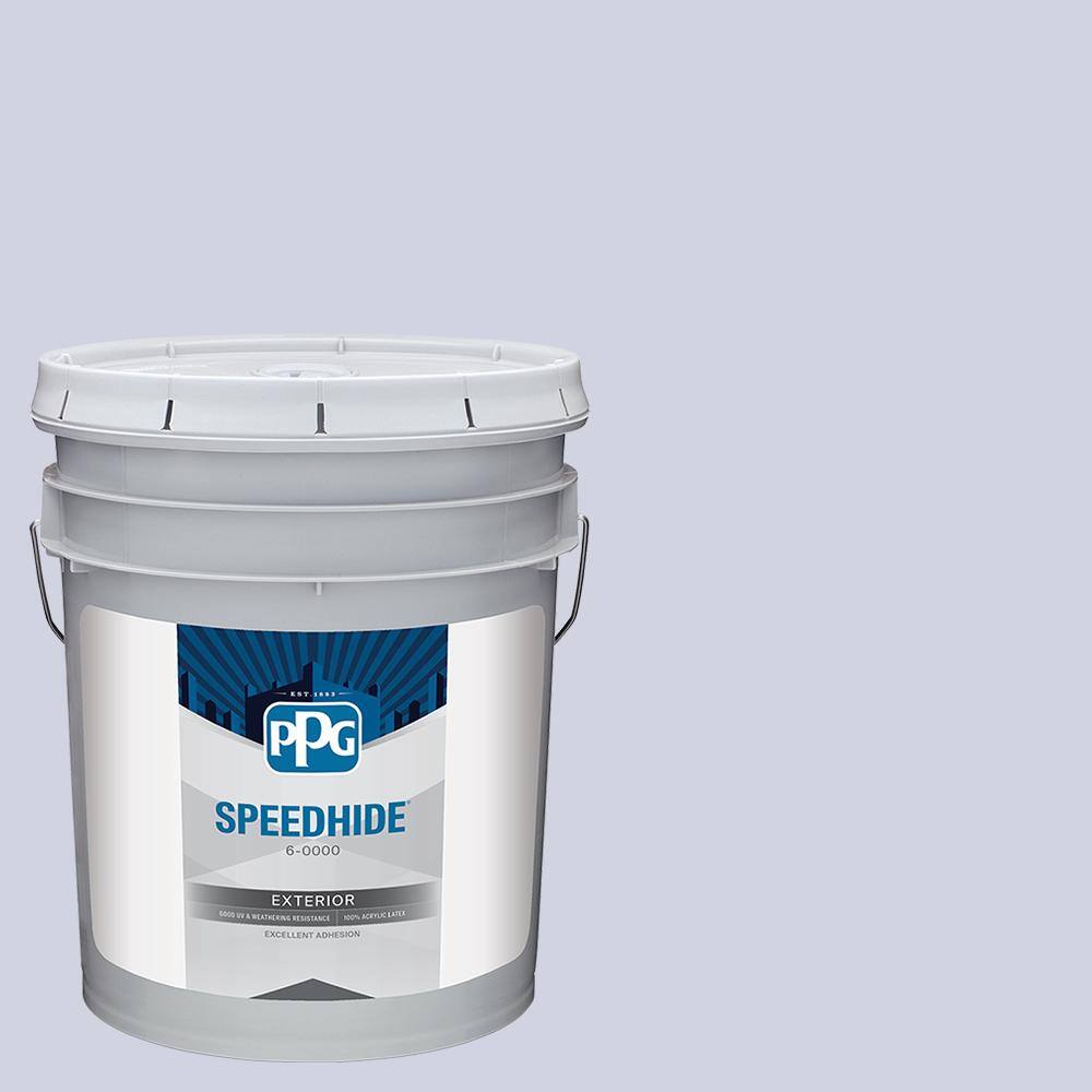 SPEEDHIDE 5 gal. PPG1170-3 Violet Shadow Flat Exterior Paint PPG1170 ...