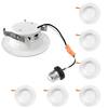 Bieuoram 6 In LED Recessed Lights Retrofit with E26 Adaptor, High ...