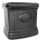 FCMP Outdoor 5 cu. ft. Outdoor Sand and Salt Storage Bin in Black SB140-BLK