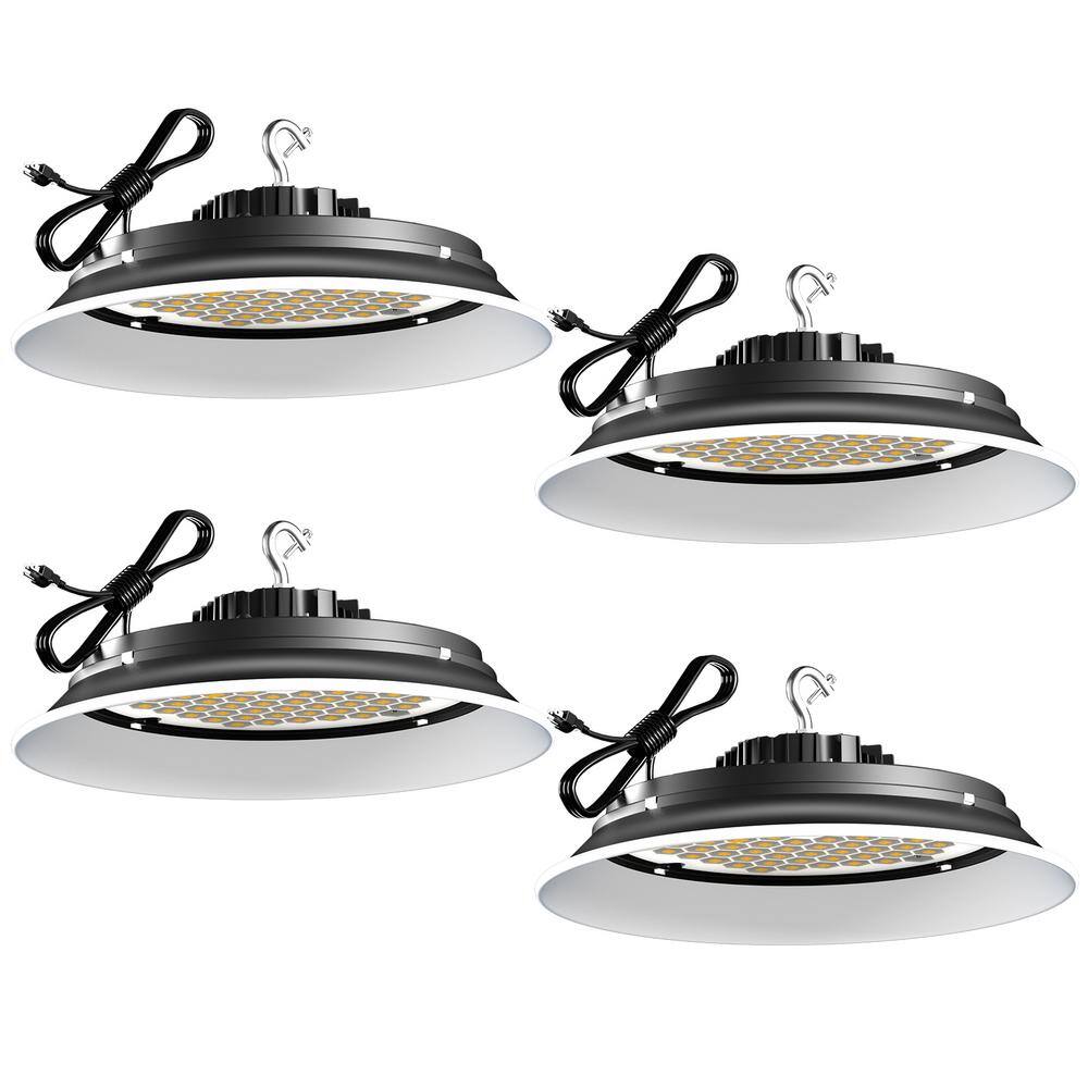 4Pack of 165W LED High Bay Light 24750LM High Bay LED Shop Lights AC100 ...