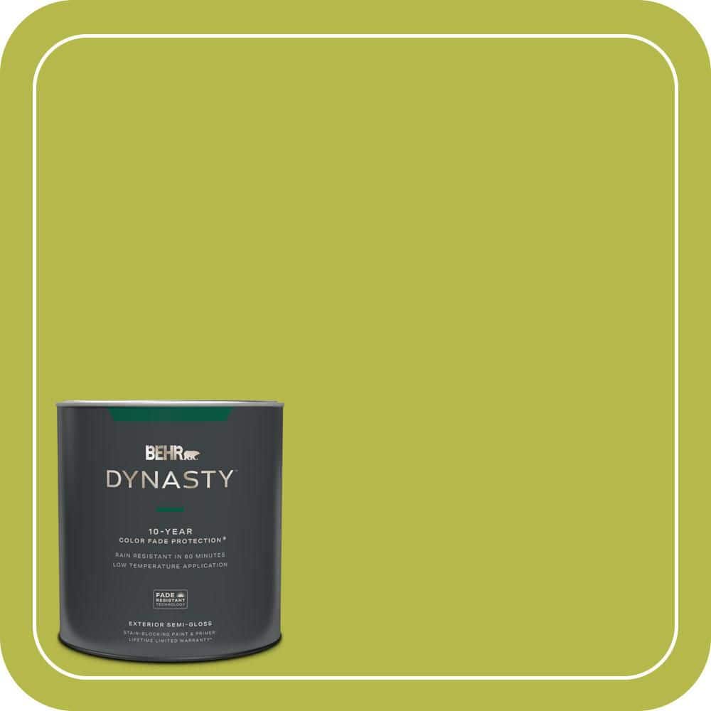 BEHR DYNASTY 1 qt. #400B-6 Japanese Fern Semi-Gloss Exterior Stain ...