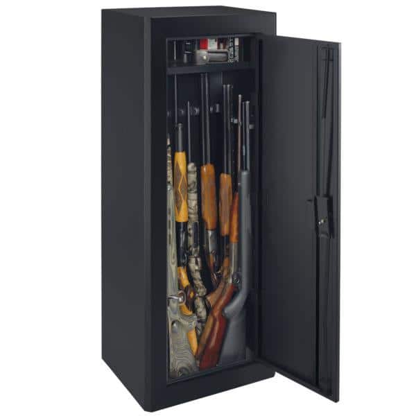 14 Gun Stack On Gun Cabinet Redfield 14 Gun Single Door Cabinet At