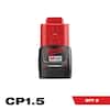 Milwaukee M12 12-Volt 1.5 Ah Lithium-Ion Compact Battery Pack (2-Pack) 48-11-2411 - The Home Depot