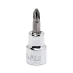 Husky #2 POZI 3/8 in. Drive Bit Socket H3DPZBS2