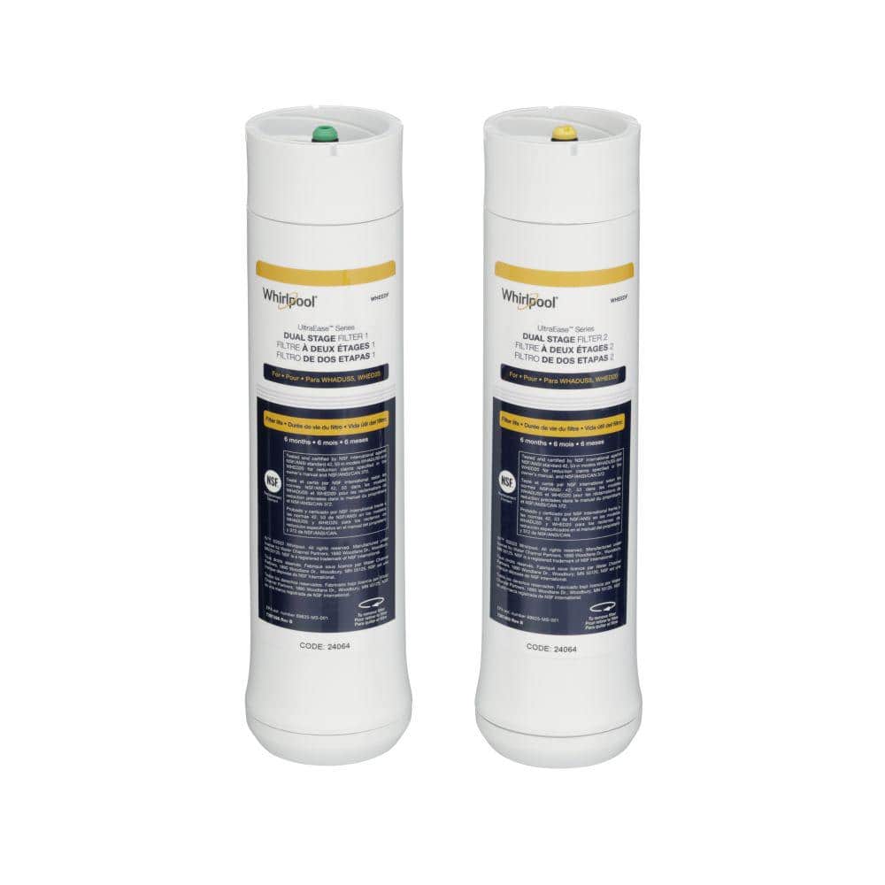 Whirlpool UltraEase Dual Stage Replacement Filters WHEEDF - The Home Depot
