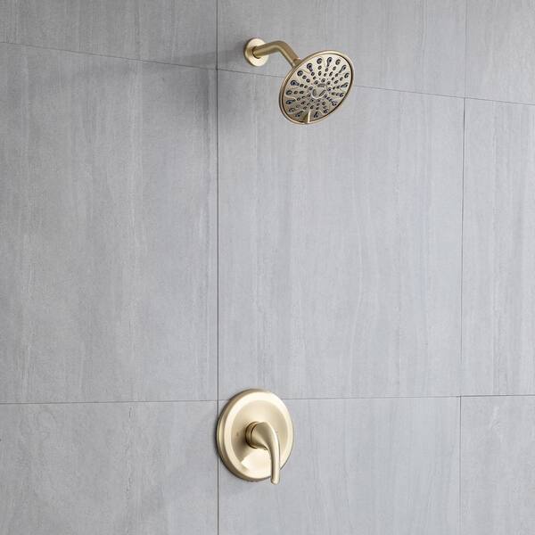Staykiwi Single Handle 4 Spray Patterns Shower Faucet 2 5 Gpm With