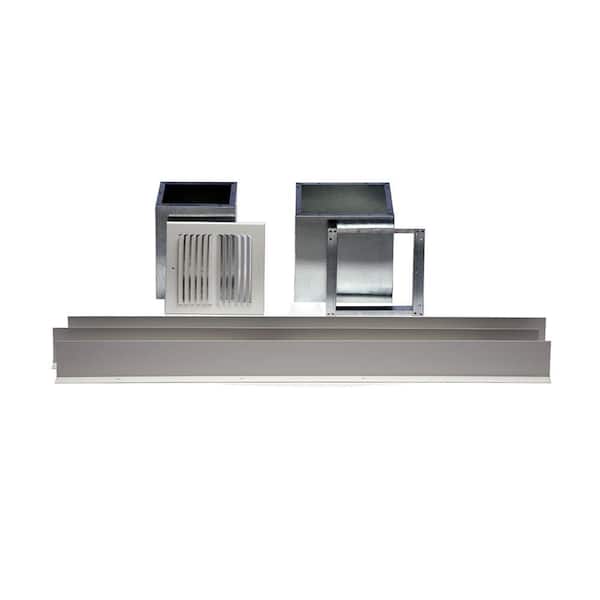 Williams Side Outlet Register with 10 in. Boot for Forsaire Top and ...