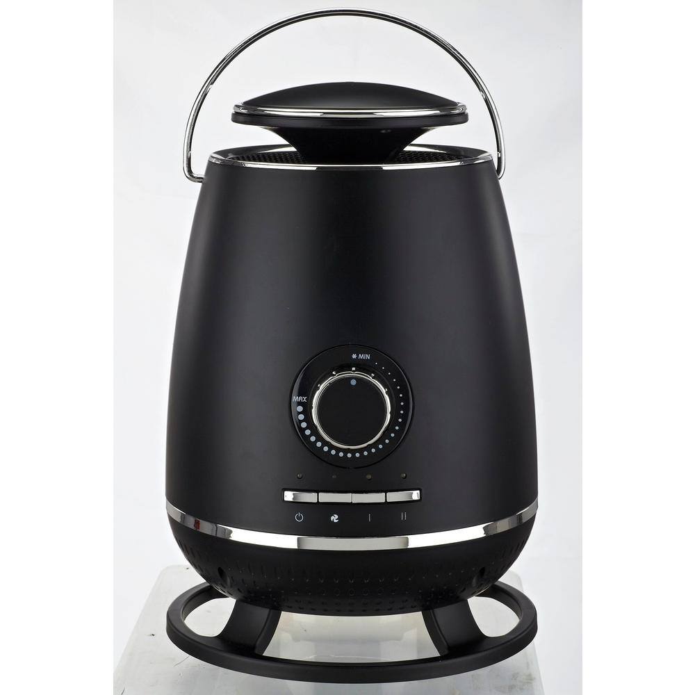 Optimus Portable 360 Surround Ceramic Heater with Thermostat, Black H ...