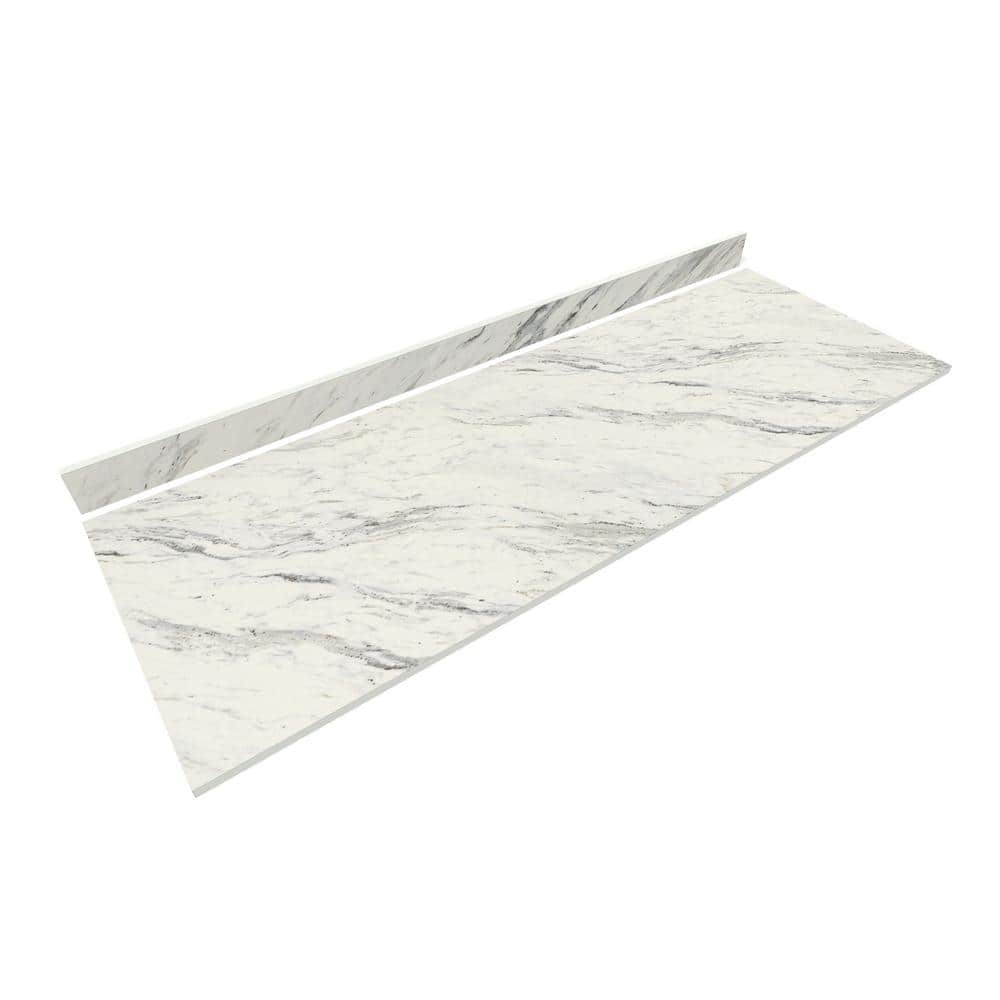 THINSCAPE 6 ft. L x 25 in. D Engineered Composite Countertop in ...