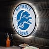 Evergreen Detroit Lions Round 23 in. Plug-in LED Lighted Sign ...