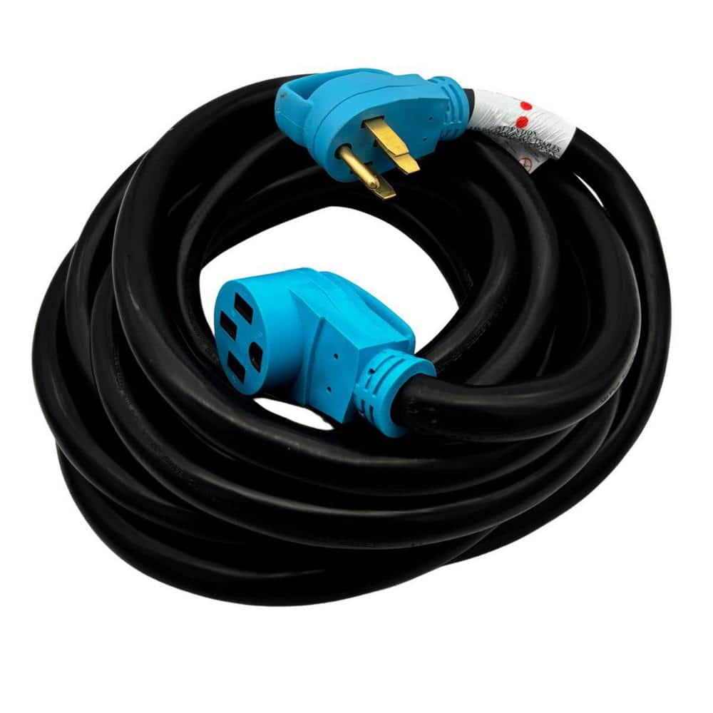 Connecticut Electric 30 ft. 6/3+8/1 STW 50 Amp 14-50P/14-50R RV Power ...