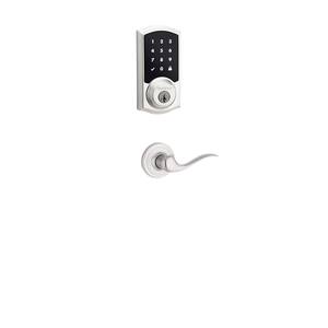 Kwikset Z-Wave SmartCode 914 Satin Nickel Single Cylinder Electronic ...