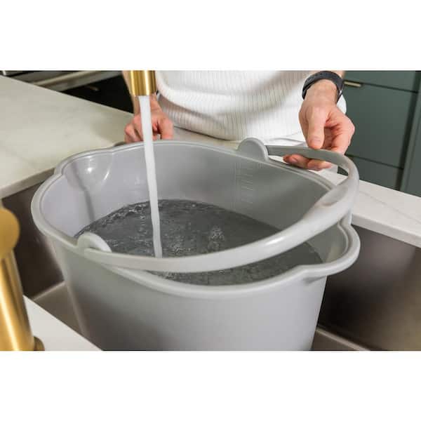 HDX 20 qt. Rolling Bucket 482109 - The Home Depot