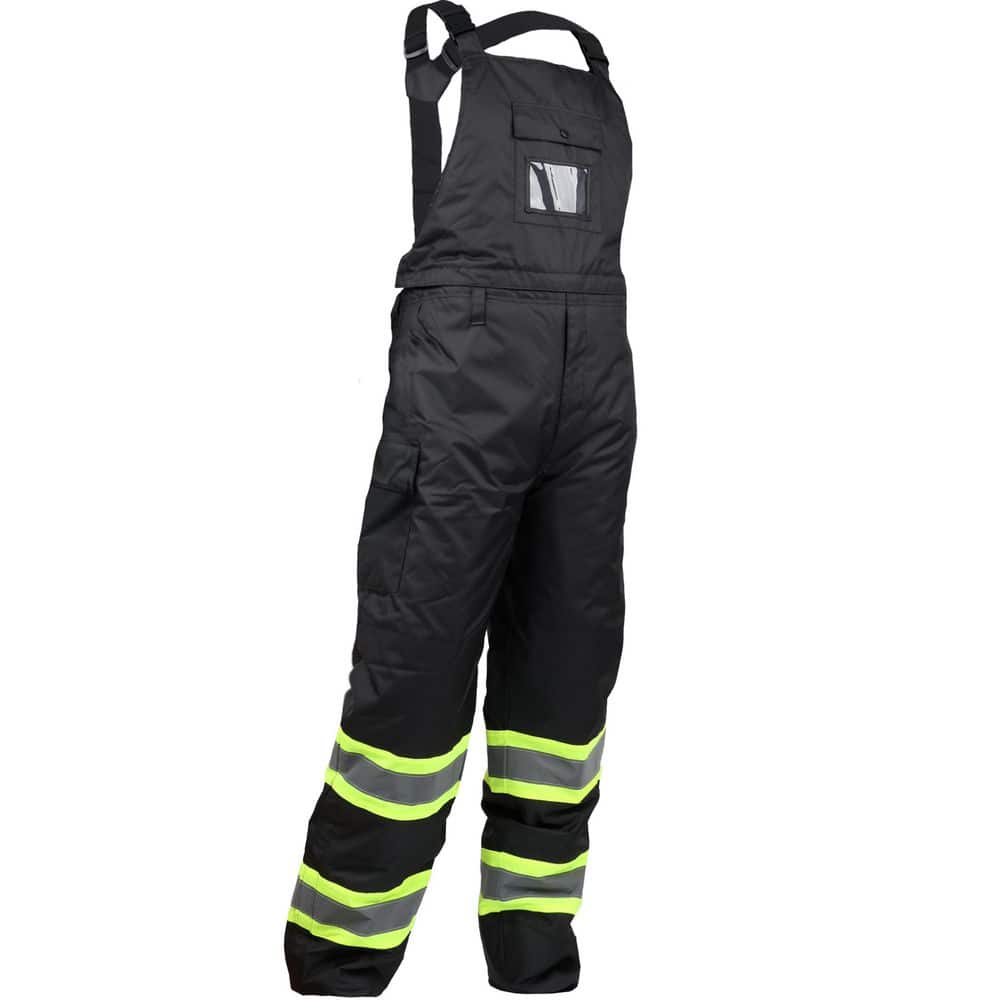 PIP Men's Medium Non-ANSI Non-ANSI 2-Tone Ripstop Insulated Bib Overalls 318-1780-BK/M - The ...