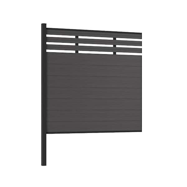 Natures Composites Composite Modern Horizontal Privacy Full Size Fence ...