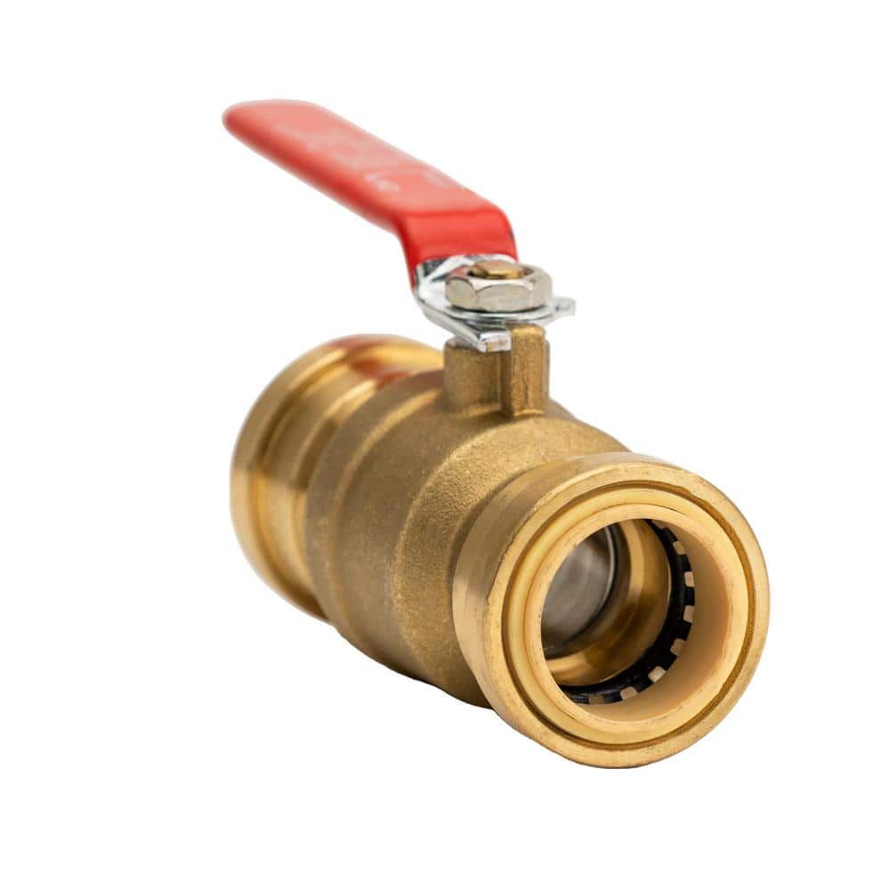 Reviews for QUICKFITTING 1 in. Brass Push-to-Connect Full Port Ball ...