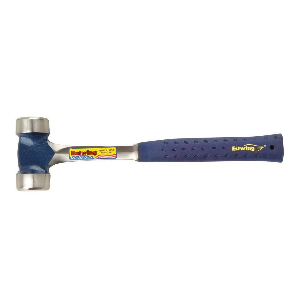 Estwing 40 oz. Solid Steel Lineman's Hammer with Blue Nylon-E3-40L ...