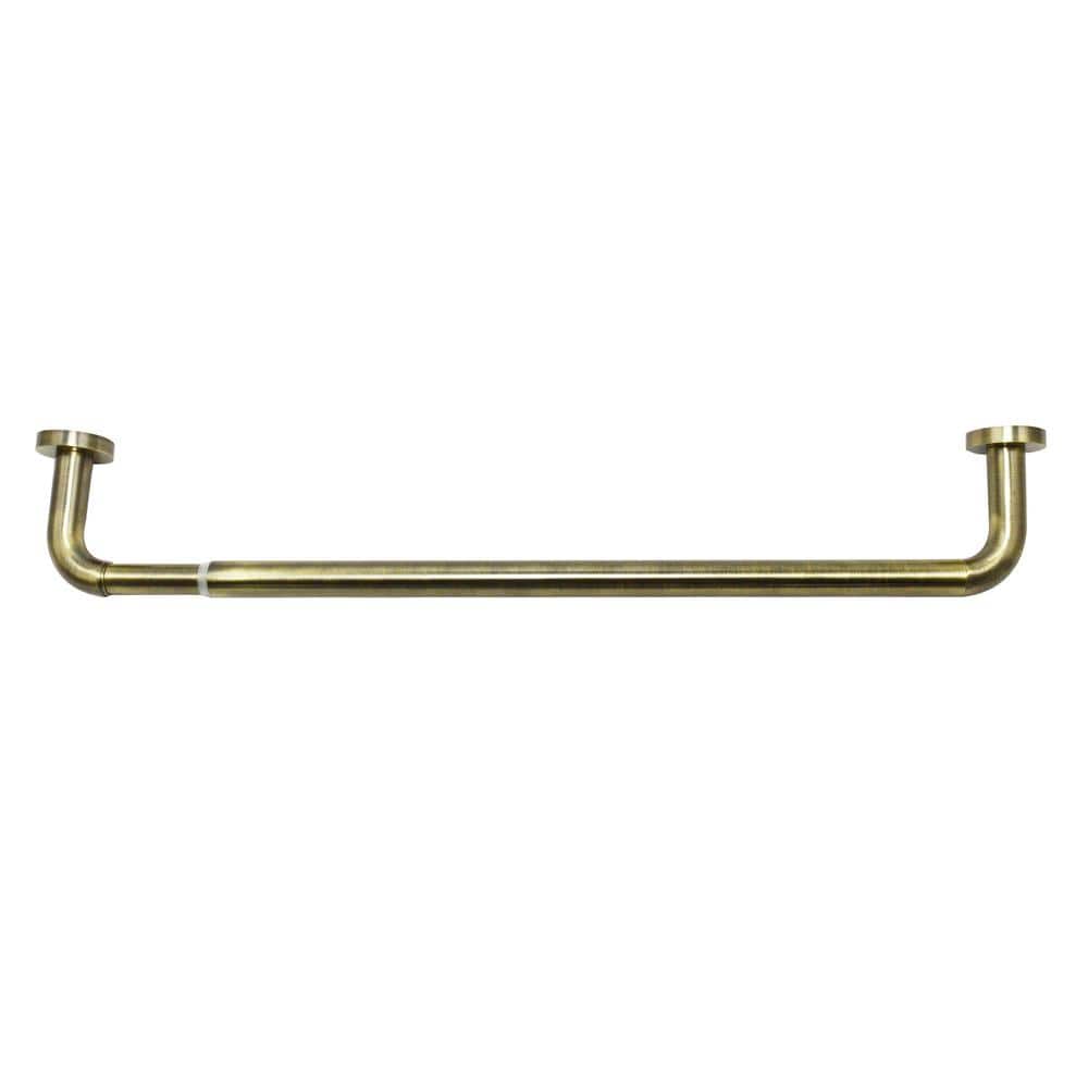 Versailles Home Fashions 48 in. - 86 in. Steel Single Privacy Rod in ...