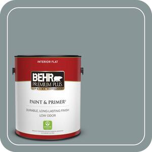 BEHR DYNASTY 1 gal. #PPU12-15 Atmospheric Satin Enamel Exterior Stain ...