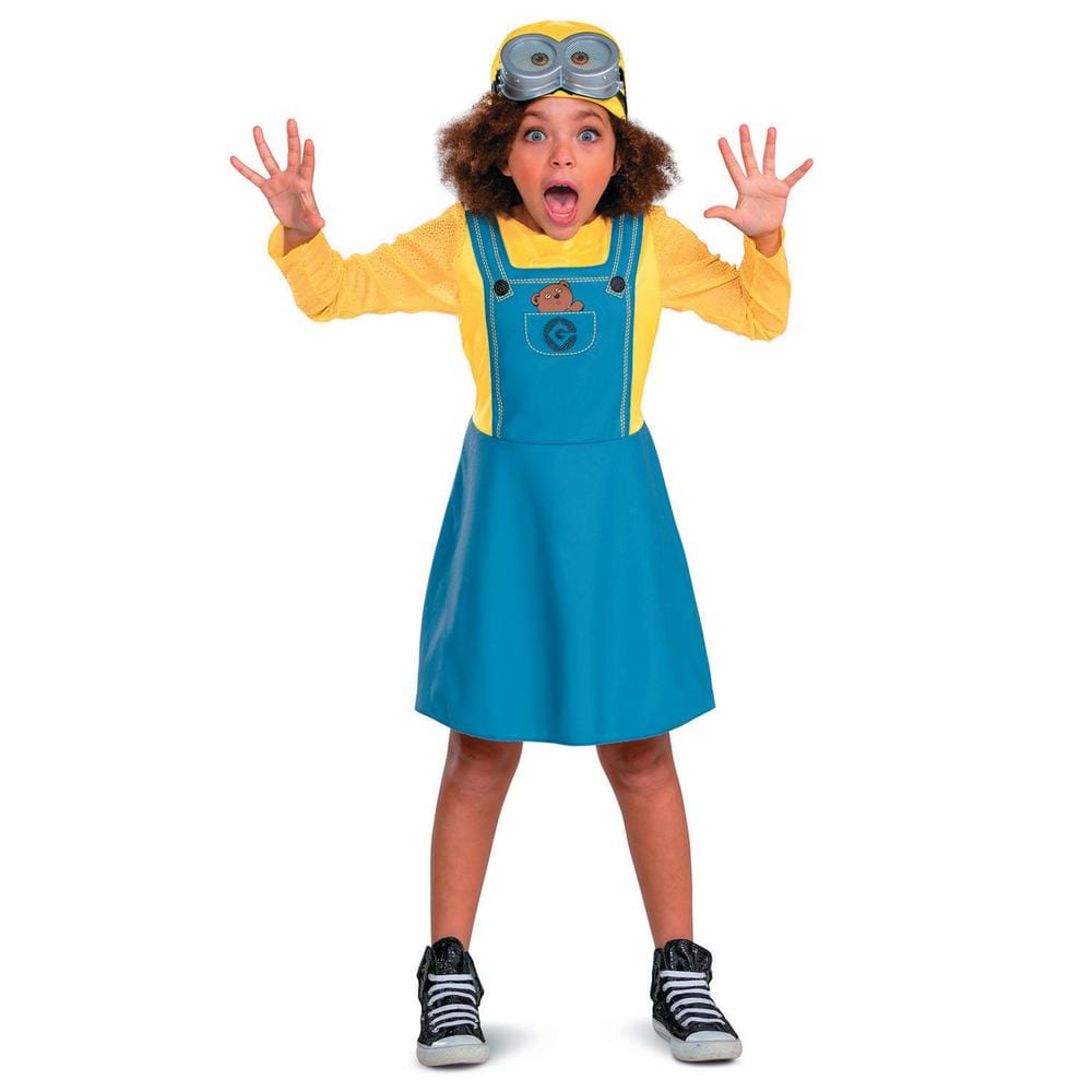 Disguise Girl's Minions Bob Costume - Small 4-6 - Kids Halloween ...