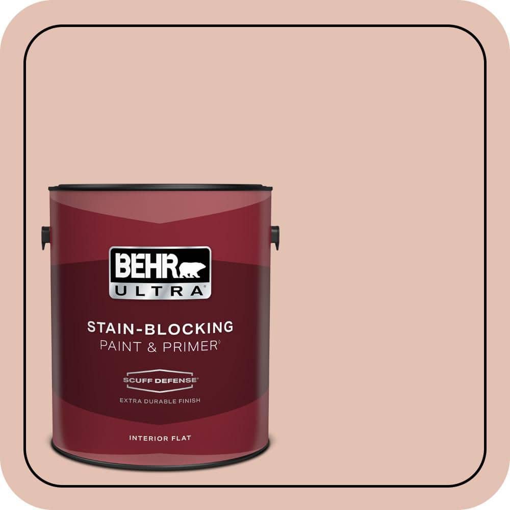 BEHR ULTRA 1 gal. #S180-2 Sunwashed Brick Extra Durable Flat Interior ...