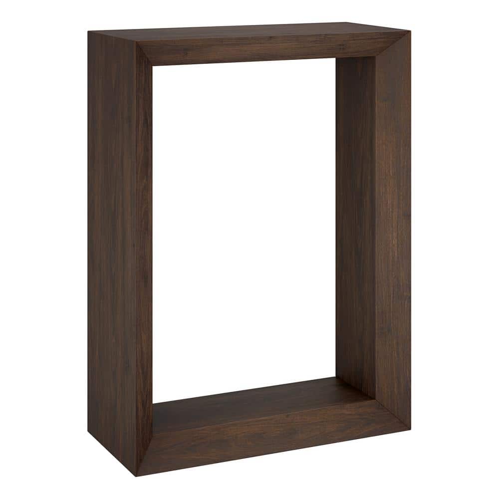 Meyer&Cross Osmond 22 in. Alder Brown Rectangle MDF Top Console Table ...