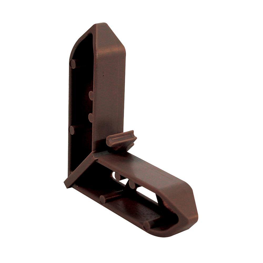 Prime-Line 7/16 in. x 3/4 in. Molded Plastic Bronze Pella Miter Cut ...