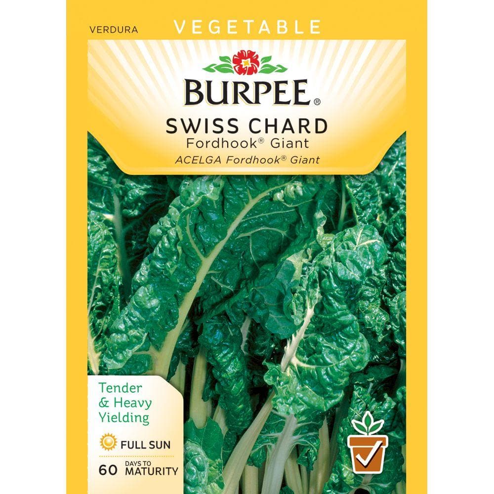 Burpee Fordhook Giant Swiss Chard Seed 64758 - The Home Depot