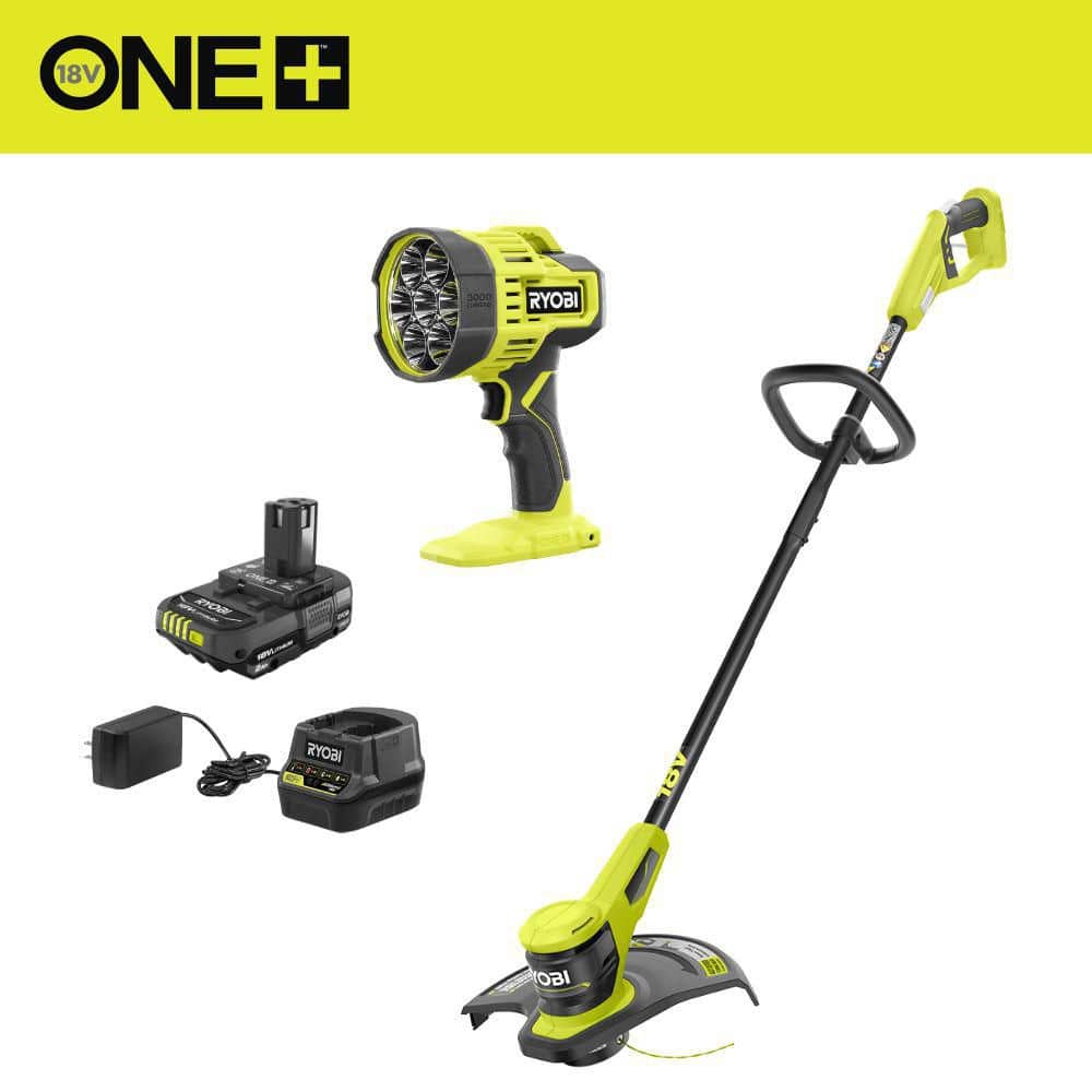 Reviews for RYOBI ONE+ 18V 13 in. Cordless Battery String Trimmer and ...