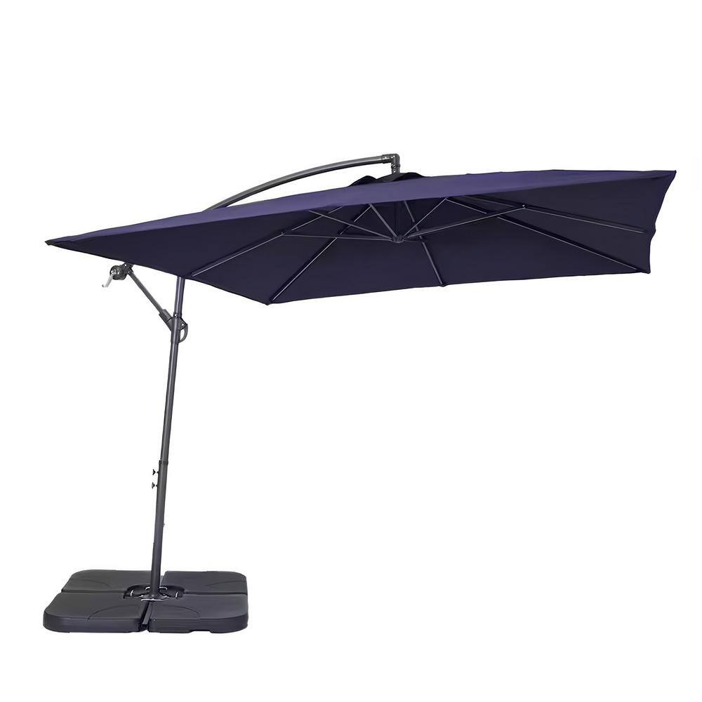Tenleaf 8-1/5 ft. Steel Cantilever All Weather Canopy Angle Adjustable ...
