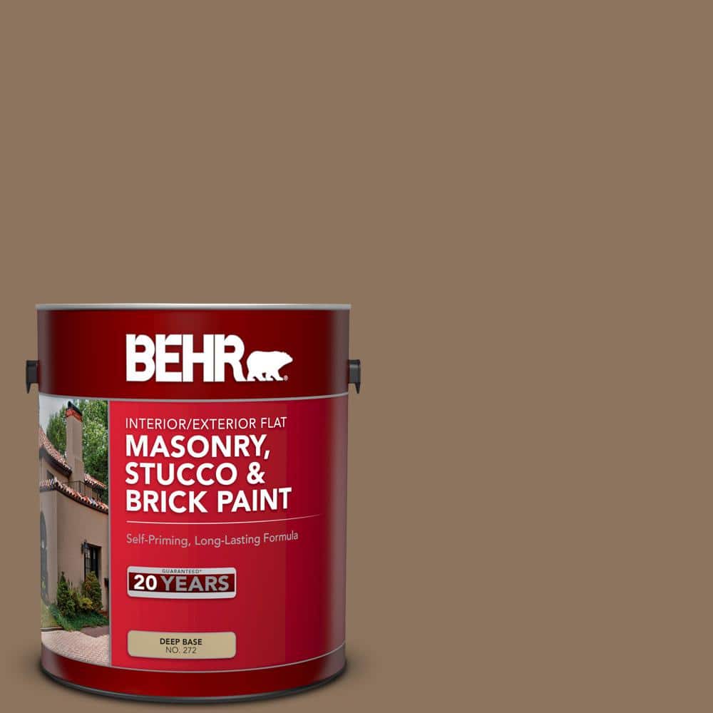 BEHR 1 gal. #700D-6 Belgian Sweet Flat Interior/Exterior Masonry ...