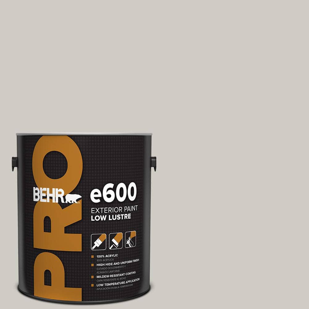 BEHR PRO 1 gal. #PPU26-10 Chic Gray Low Luster Exterior Paint PR62001 ...