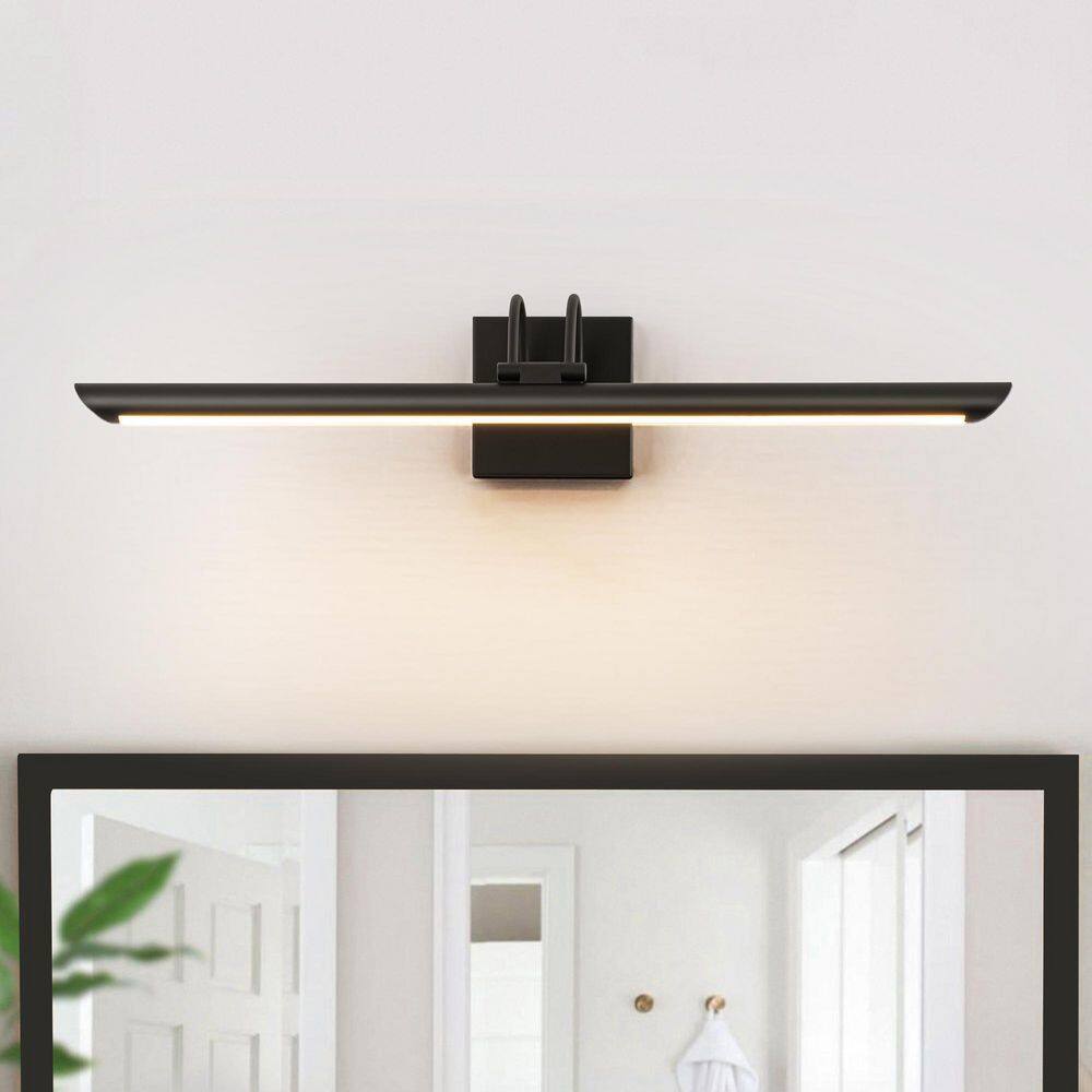 Rennnsan Allegra 1-Light Matte Black Adjustable Angled Tube Design ...