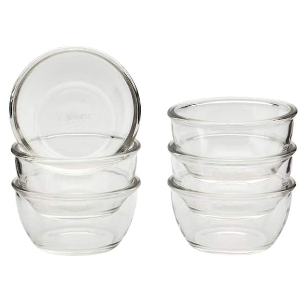 Mason Craft And More Serving Clear 6 In Cereal Bowls Set Of 6 Ttu V1516 Ec The Home Depot