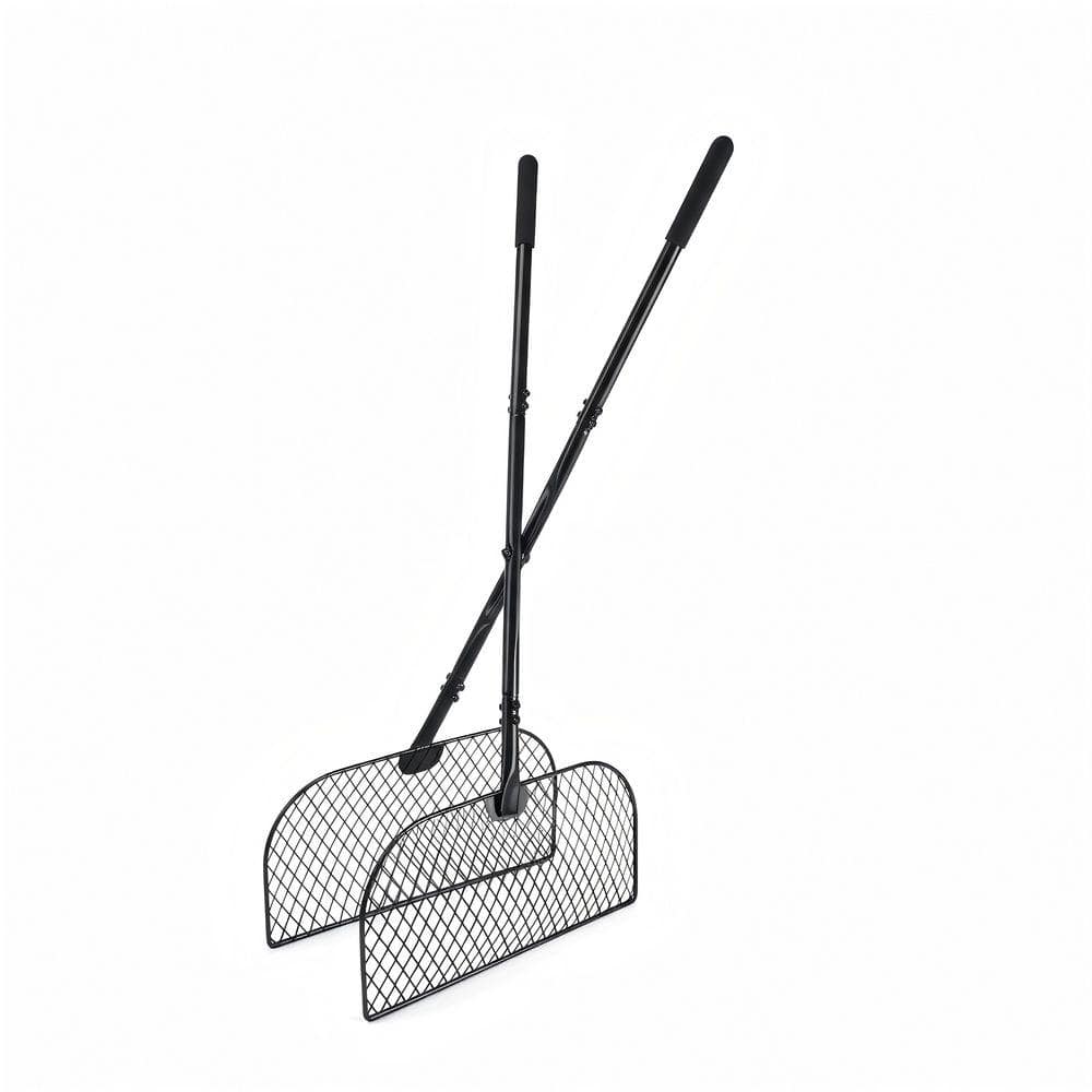 Leaf Collecting Tool Leaf Grabber Rake with Long Handle, Lightweight ...