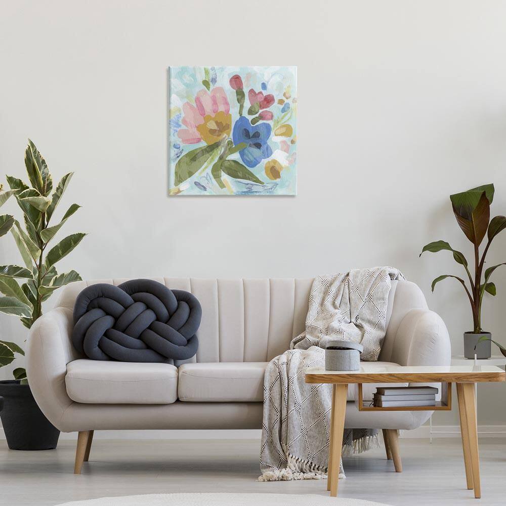 Stupell Industries Stylish Pop Flowers by June Erica Vess Unframed ...