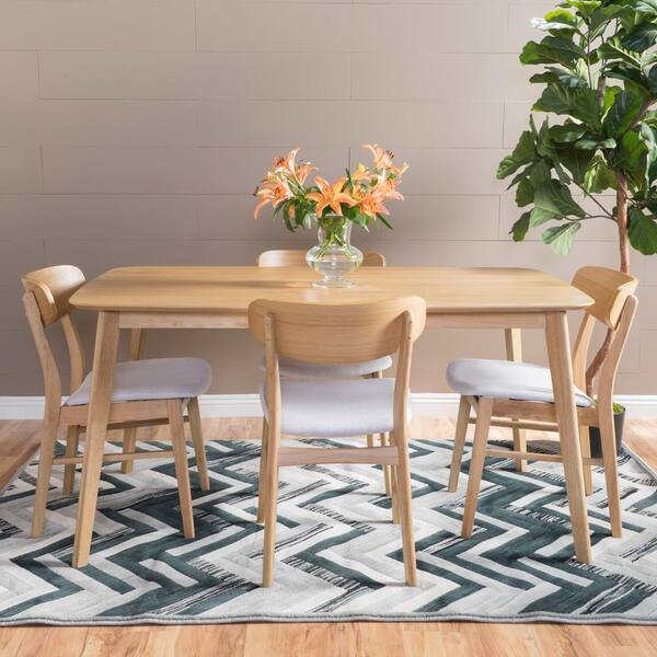 Yolanda 5 piece solid wood dining set store