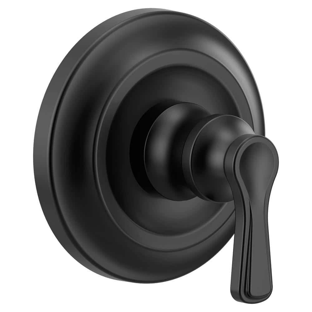 MOEN Traditional 1-Handle M-CORE Transfer Valve Trim Kit in Matte Black (Valve Not Included ...