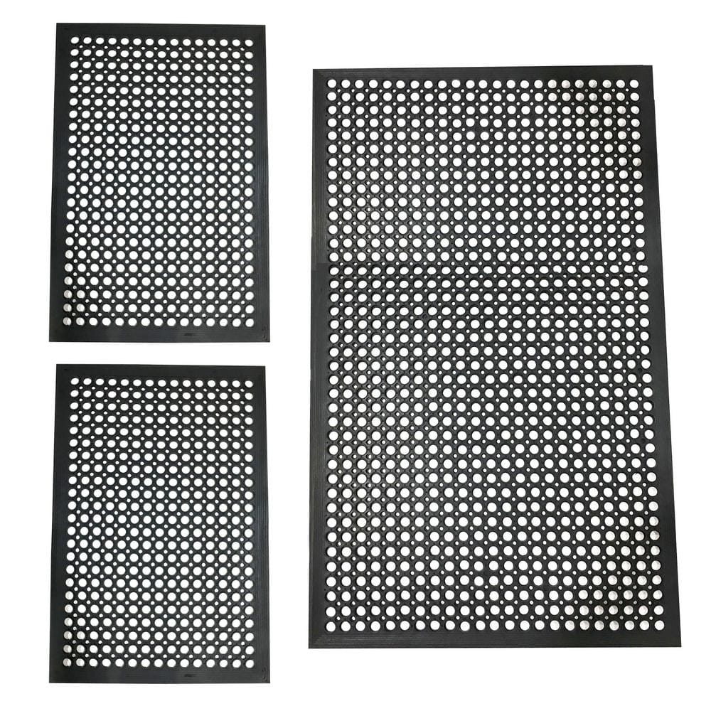 Buffalo Tools Industrial Rubber Mat Set (3-Piece) 804126 - The Home Depot
