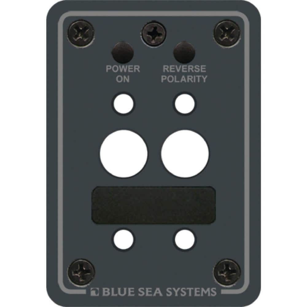 Blue Sea Systems A-Series Double Blank Mounting Panel 8173 - The Home Depot