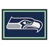 FANMATS Seattle Seahawks 5 ft. x 8 ft. Area Rug 6605 - The Home Depot
