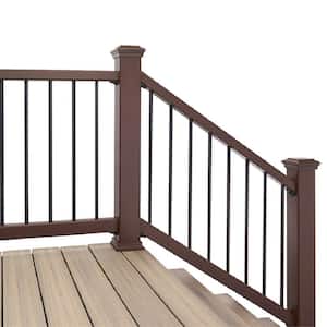 Composite - Brown - Deck Railing Systems - The Home Depot