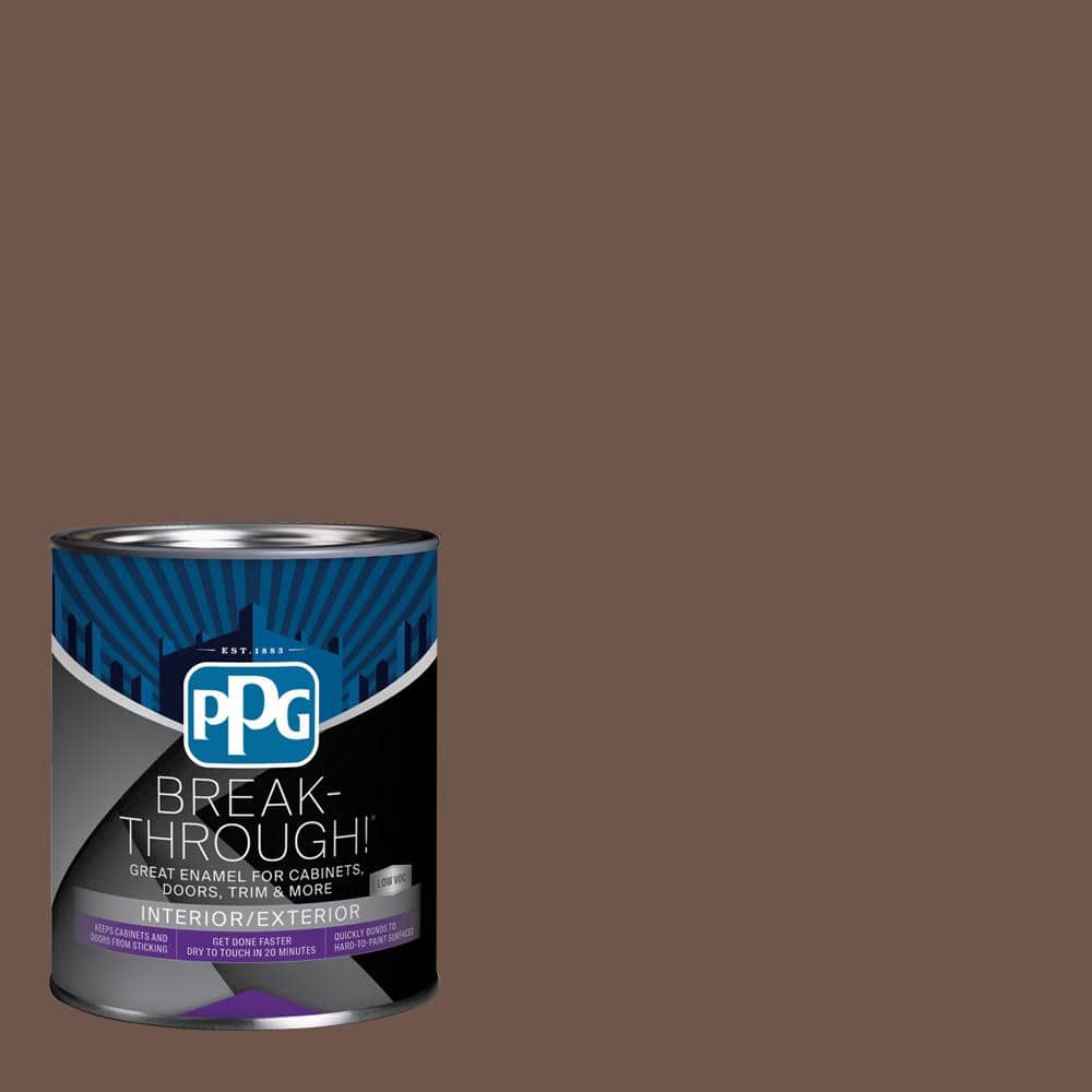 Reviews for Break-Through! 1 qt. PPG1074-6 Caramelized Walnut Semi ...