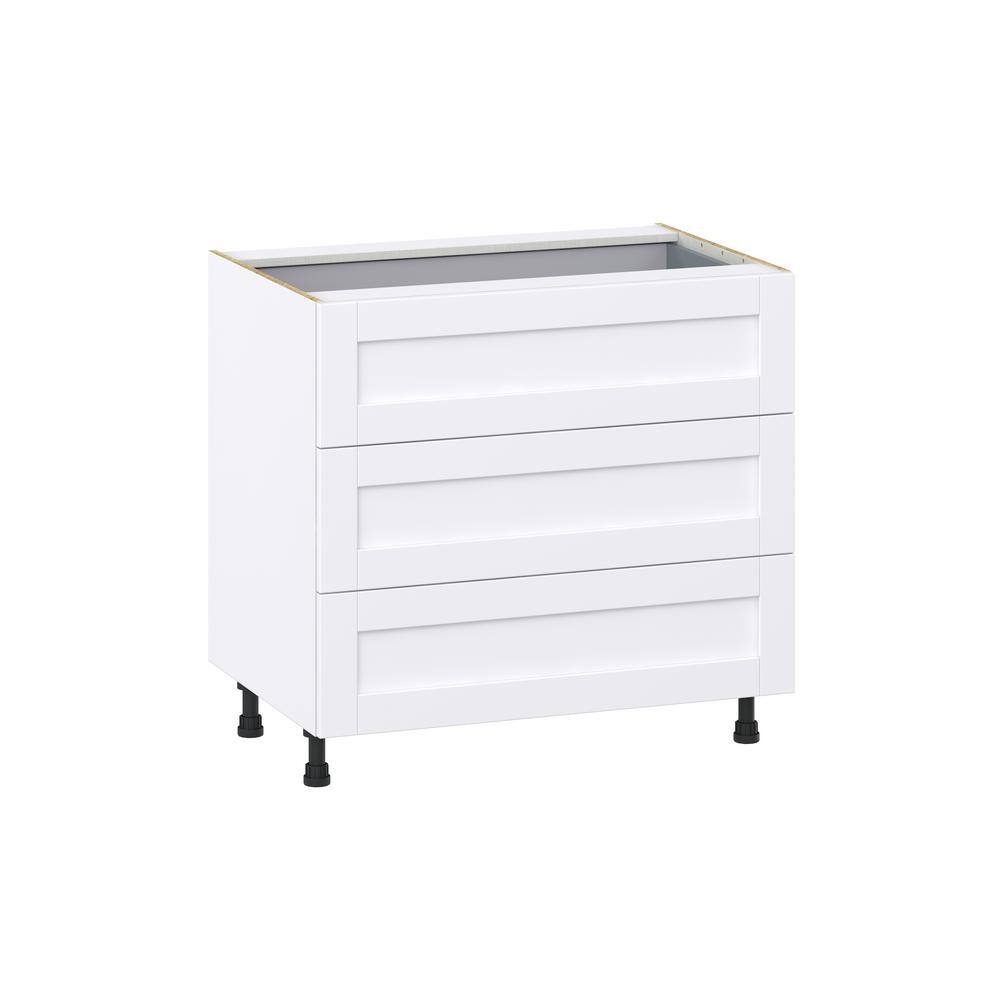 Have a question about J COLLECTION Mancos Bright White Shaker Assembled Base Kitchen Cabinet ...