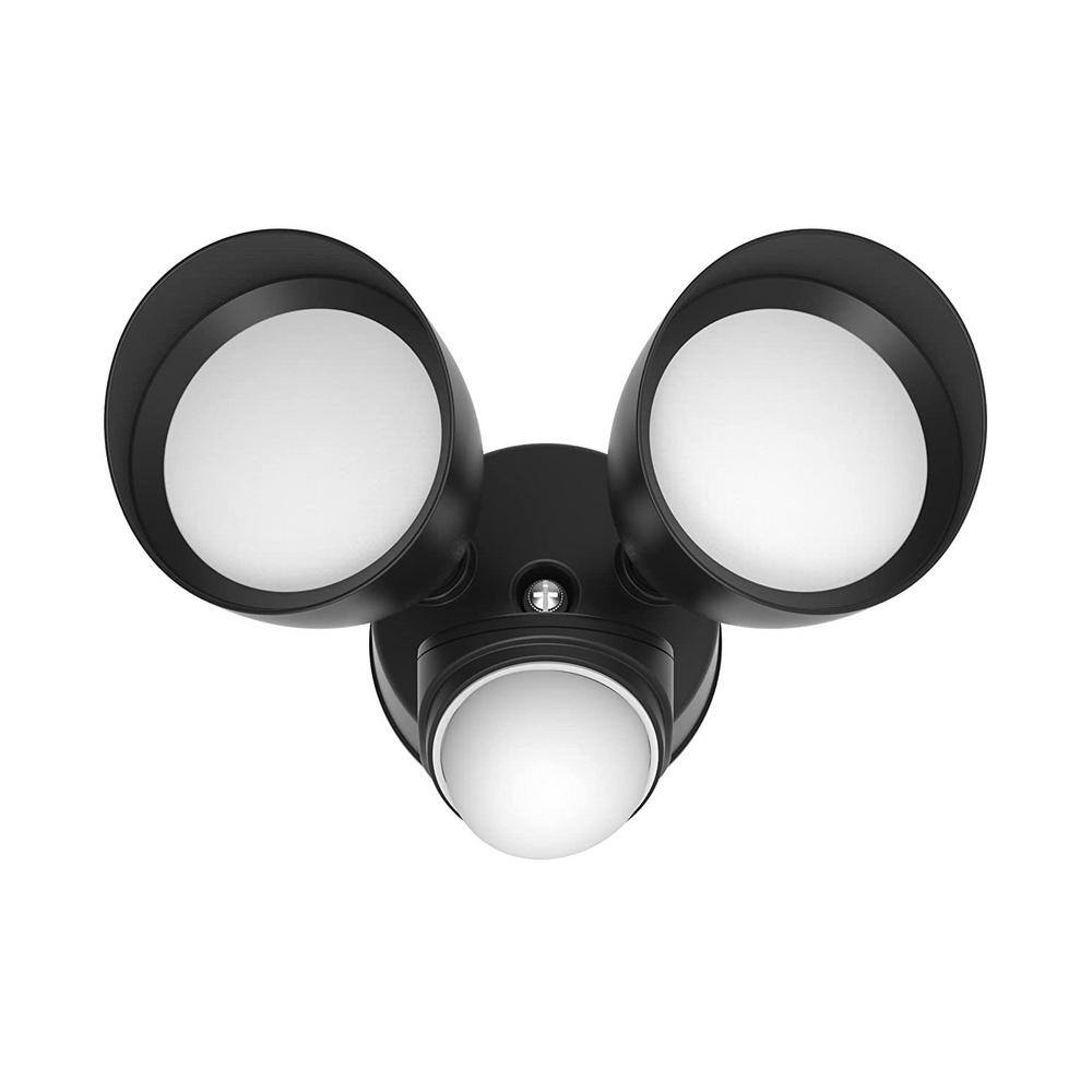 Sunlite 100-Watt Equivalent Integrated LED Black Photocell Motion ...