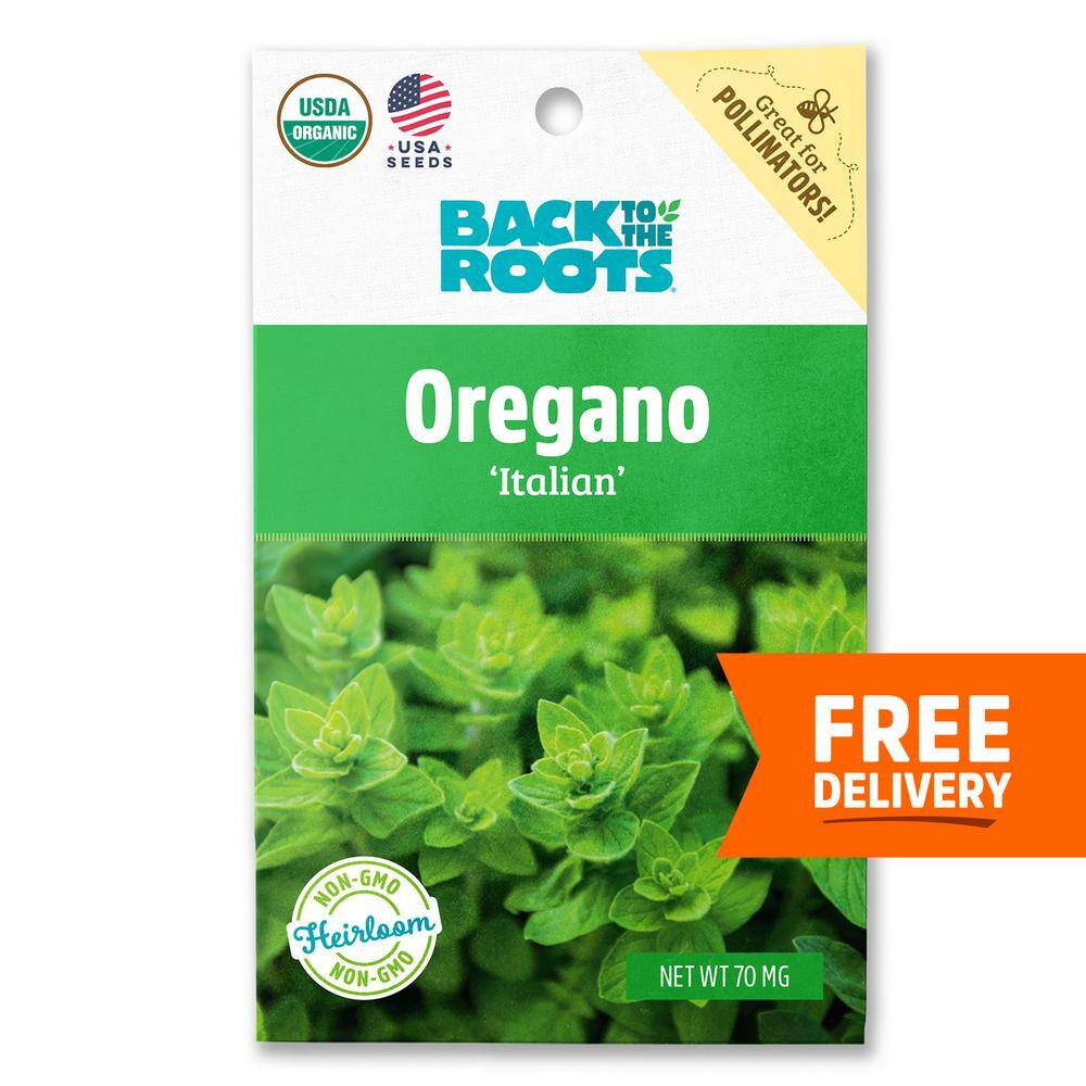 Back to the Roots Organic Italian Oregano Seed (1-Pack) 46012 - The ...