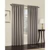 Sun Zero Stone Polyester Rod Pocket Room Darkening Curtain - 54 in. W x ...