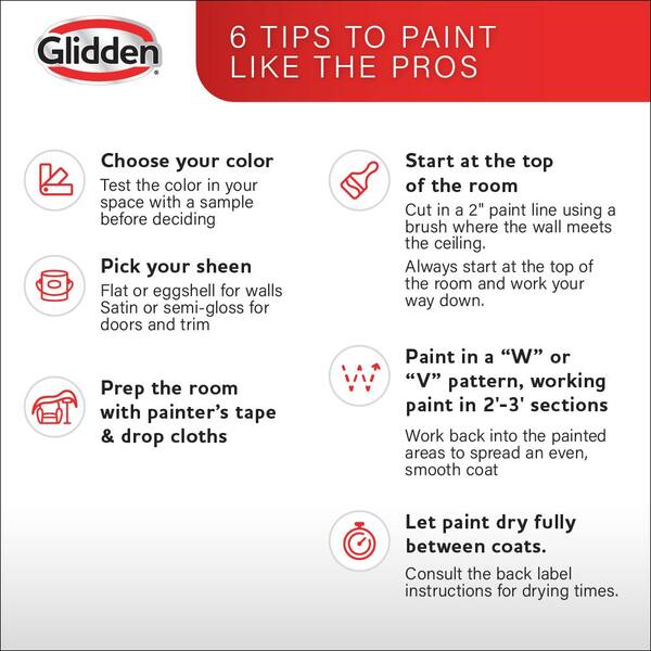 Glidden Premium 5 gal. #PPG1009-5 Phoenix Fossil Satin Interior Latex ...