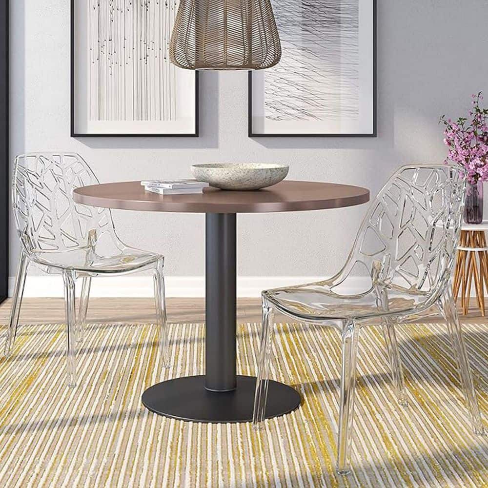 HOME IMPORTS EMPORIUM Clear Side Chair-Set of 2 C18CL2-1112-HD - The ...