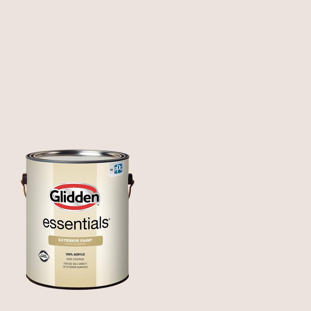 Glidden Essentials 1 gal. PPG1015-2 Stone Quarry Flat/Matte Exterior ...